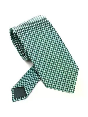 TOM FORD Patterned Neck Tie - Green
