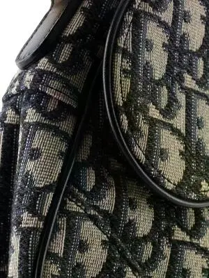 Dior Saddle Handbag Oblique Canvas Medium Shoulder Bag