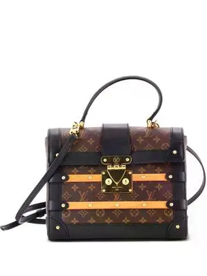LOUIS VUITTON Trianon Handbag Monogram Canvas Pm - Brown