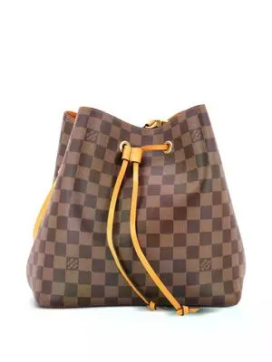 LOUIS VUITTON Neonoe Damier Mm Bucket Bag - Brown