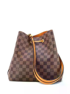 LOUIS VUITTON Neonoe Damier Mm Bucket Bag - Brown