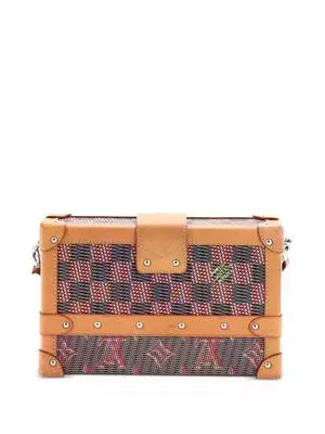 LOUIS VUITTON Petite Malle Crossbody Bag Damier Monogram Pop Canvas