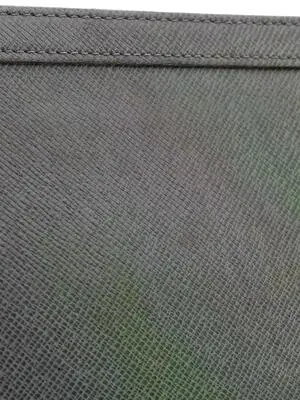 LOUIS VUITTON Pochette Voyage Panelled Taiga Leather Mm - Grey
