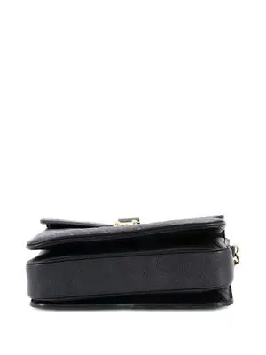 LOUIS VUITTON Pochette Metis Monogram Empreinte Leather Crossbody Bag - Black