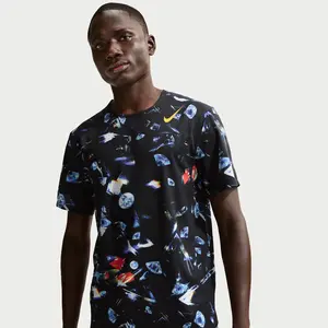 Nike Aeroswift Glam Dri-fit Adv Short-sleeve Running Top - Black