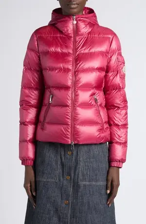 Moncler Glesse Down Puffer Jacket - Pink