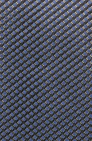 TOM FORD Micropattern Jacquard Mulberry Silk Neck Tie - Indigo