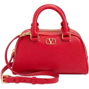 Valentino Garavani Mini Dome Vlogo Signature Top Handle Bag - Red