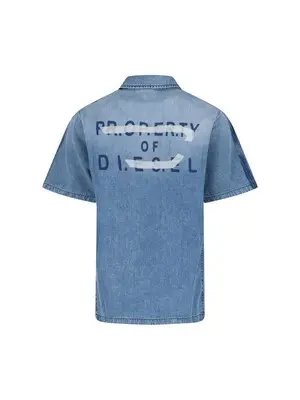 DIESEL® D-nabil-s3' Shirt - Blue