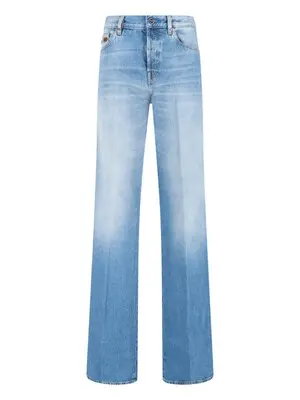 Gucci Contrast Stitching Jeans For Women