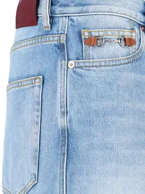 Gucci Horsebit Straight Jeans - Blue