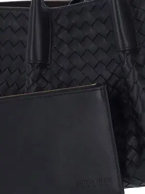 Bottega Veneta Medium Reversible Handbag - Black