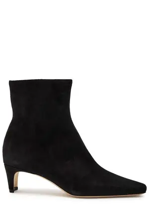 Staud Wally Ankle Boots - Black