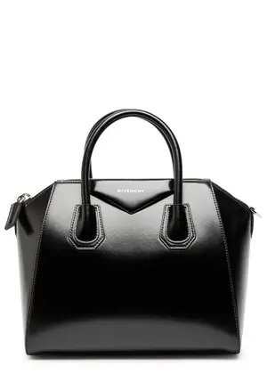 Givenchy Antigona Glossed-leather Top Handle Bag