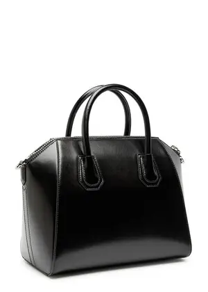 Givenchy Antigona Glossed-leather Top Handle Bag