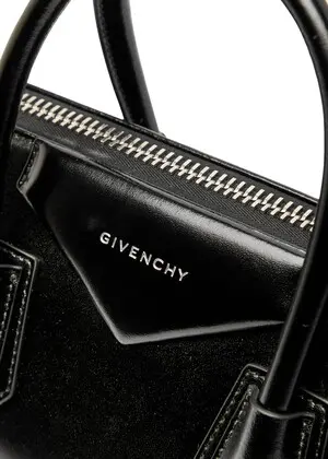 Givenchy Antigona Glossed-leather Top Handle Bag