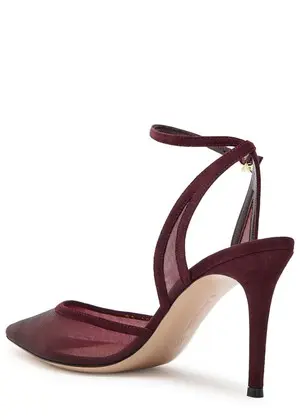 GIANVITO ROSSI Dorotea 85 Mesh Pumps