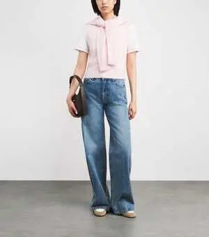 Sandro Wide-leg Denim Jeans