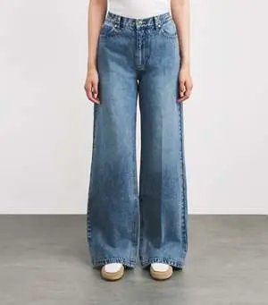 Sandro Wide-leg Denim Jeans
