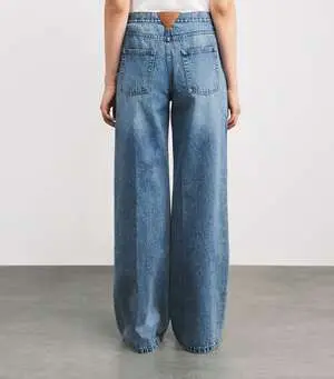 Sandro Wide-leg Denim Jeans