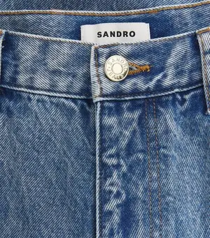 Sandro Wide-leg Denim Jeans