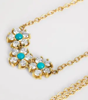 JENNIFER MEYER Mini Flower Pendant Necklace
