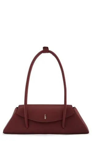 BEHNO Diana Leather Shoulder Bag - Brick
