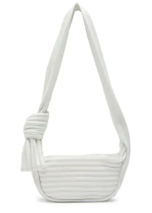 Issey Miyake Linear 58 Striped Mesh Bag