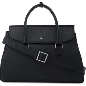 BEHNO Large Coco Pebble Leather Satchel