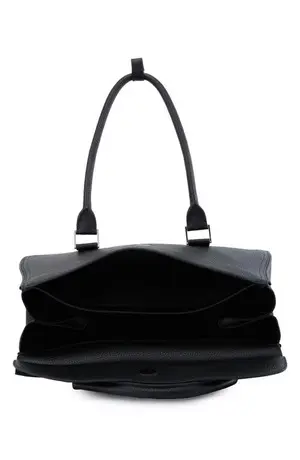 BEHNO Large Coco Pebble Leather Satchel