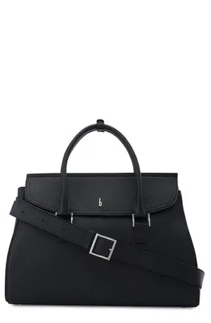 BEHNO Large Coco Pebble Leather Satchel