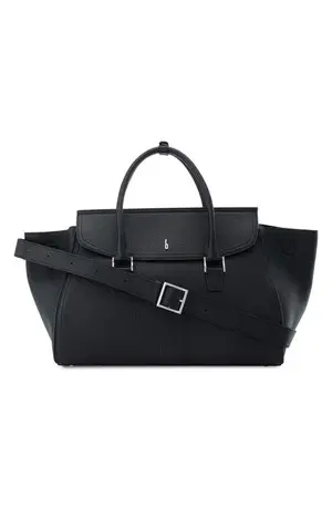 BEHNO Large Coco Pebble Leather Satchel