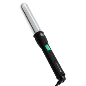 NUME Magic Curling Wand | 1-inch Titanium Barrel Curler - Black