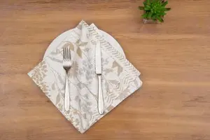 C&F HOME Carmella Fields 100% Cotton Quilted Single Cloth Napkin