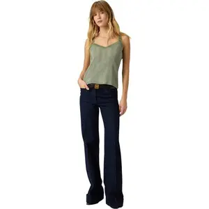 Missoni Sleeveless Zigzag Knit Top - Green