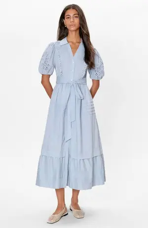 Rebecca Taylor Lorelai Shirt Dress - Chambray