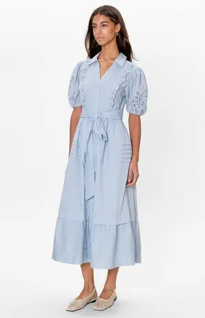 Rebecca Taylor Lorelai Shirt Dress - Chambray