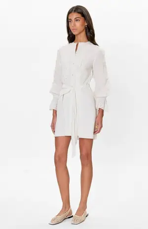 Rebecca Taylor Lorelai Tunic Dress - Ivory