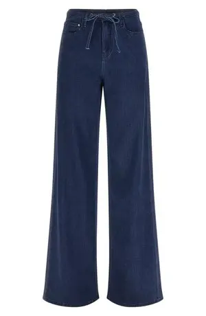 Guess Blossom Drawstring Wide-leg Jeans