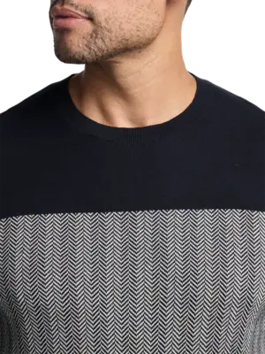 PAUL FREDRICK Cotton Crewneck Pullover