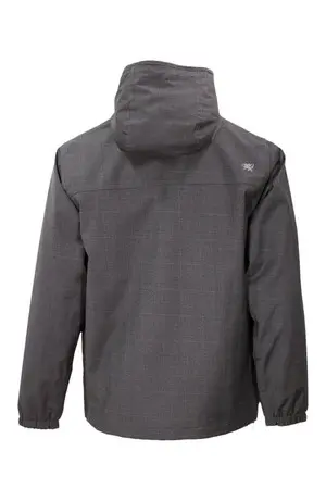 LORDS OF HARLECH Luca Waterproof Wool Jacket - Charcoal