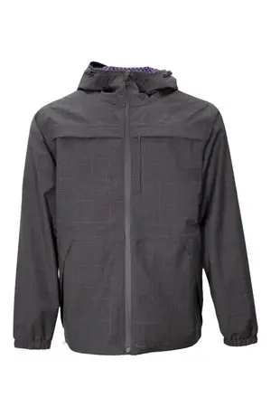 LORDS OF HARLECH Luca Waterproof Wool Jacket - Charcoal