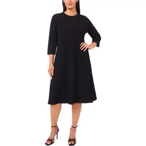 Halogen Ribbed Fit & Flare Sweater Dress
