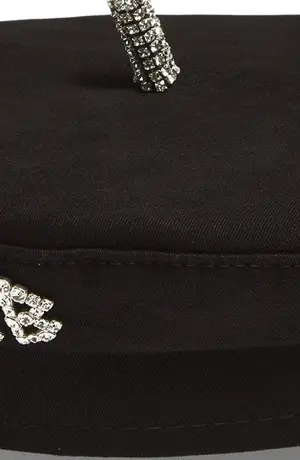 Ruslan Baginskiy Crystal Embellished Beret