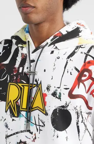 RtA Dion Graphic Logo Hoodie