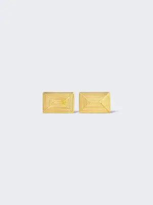 HEAVEN MAYHEM Celeste Stud Earrings - Gold