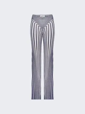 JEAN PAUL GAULTIER Re-edition Flare Pants - Blue