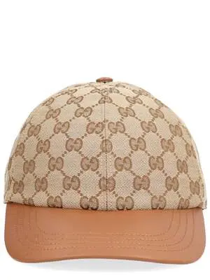 Gucci Gg Fabric Baseball Cap - Beige