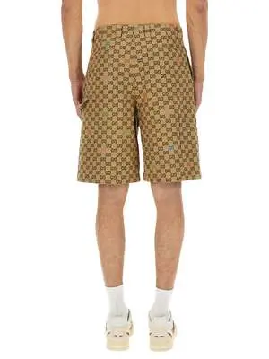 Gucci Fabric Shorts - Beige
