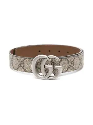 Gucci Logo Belt - Beige